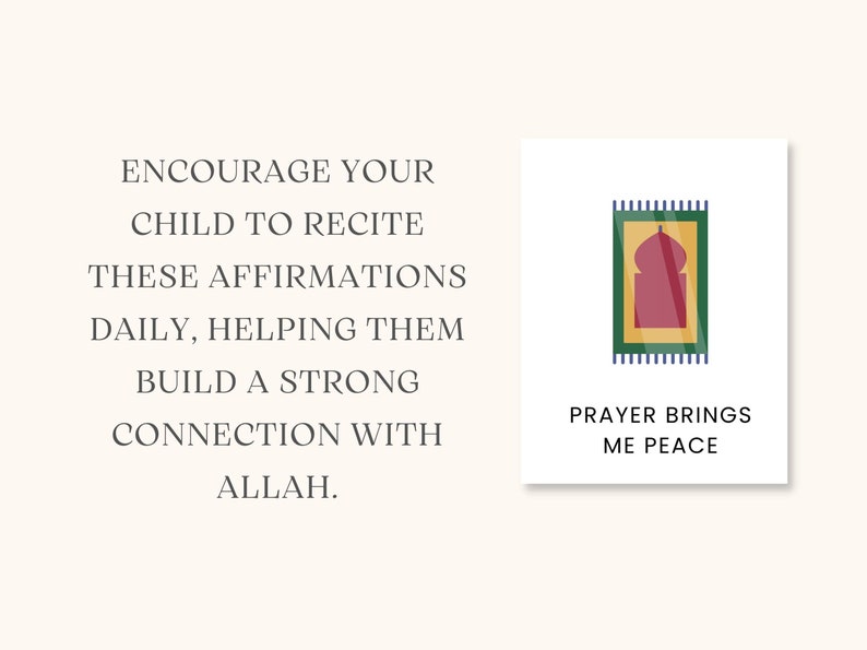 Islamic Affirmations Cards for Kids, Muslim Affirmations, Muslim Kids ...