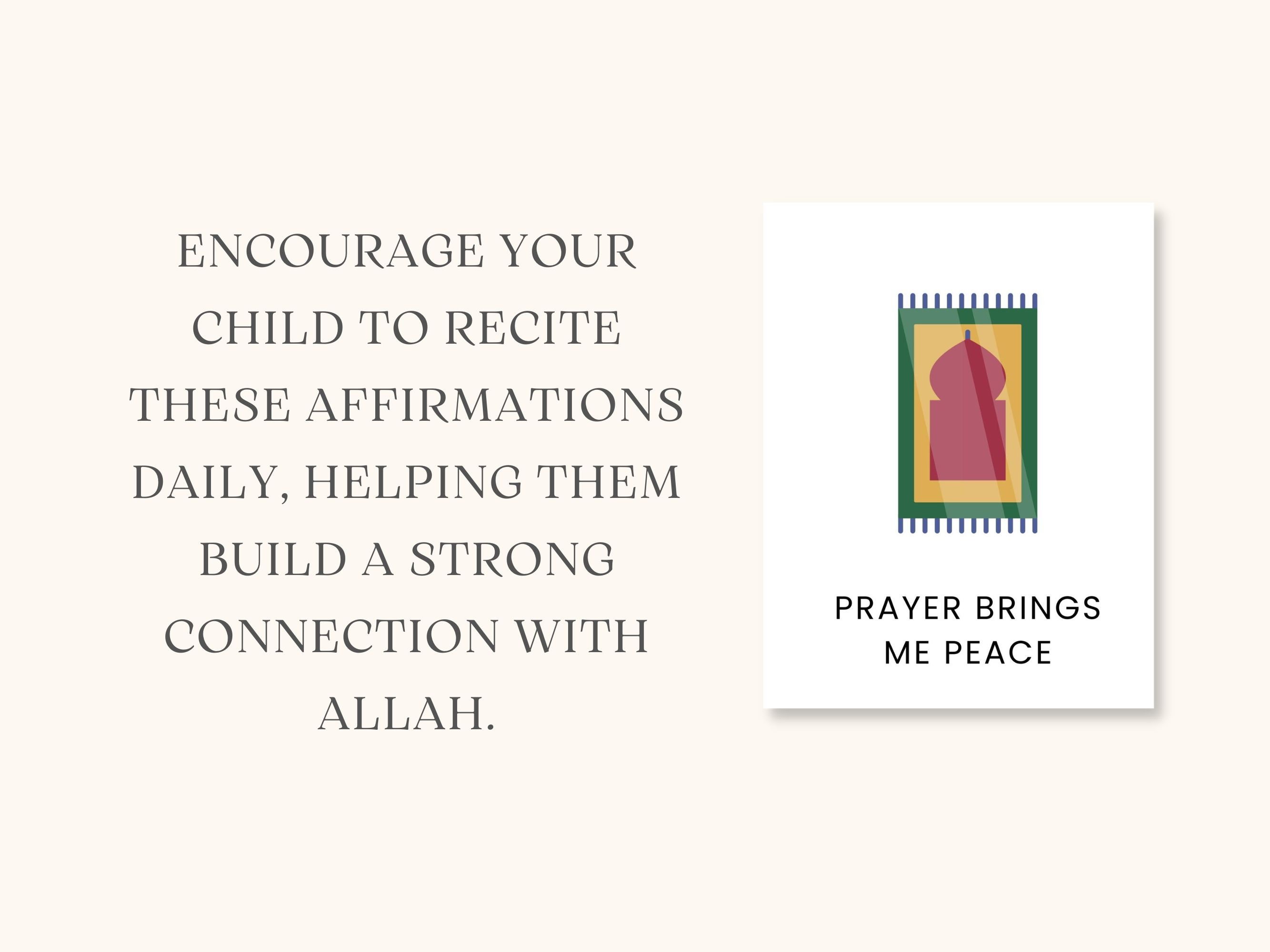 Islamic Affirmations Cards for Kids Muslim Affirmations - Etsy UK