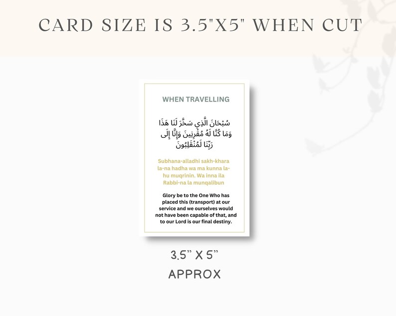 Dua Cards Printable Daily Duas Islamic Duas Dua Book - Etsy