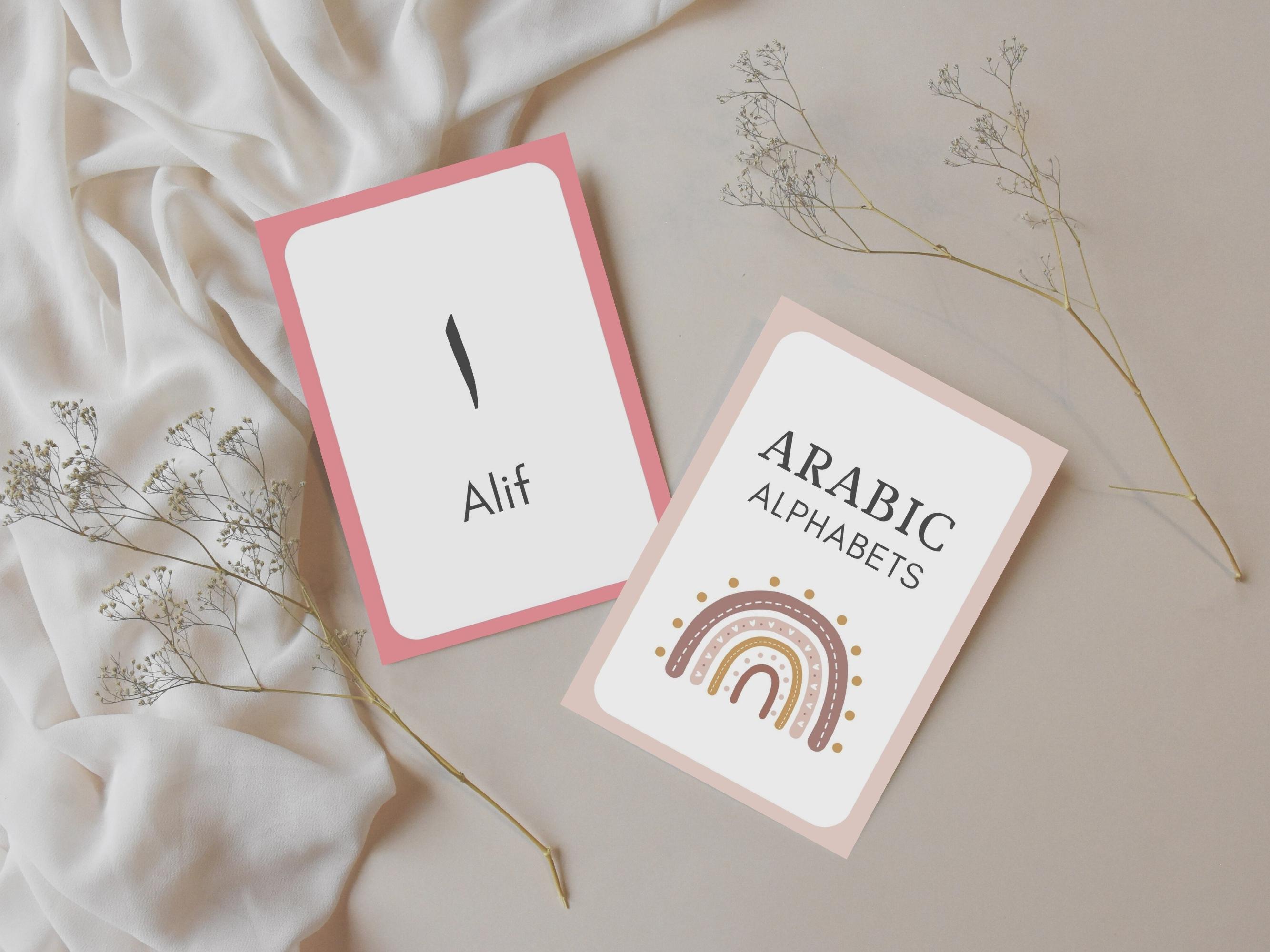 Arabic Alphabet Flashcards, Arabic Alphabet, Arabic Flashcards ...