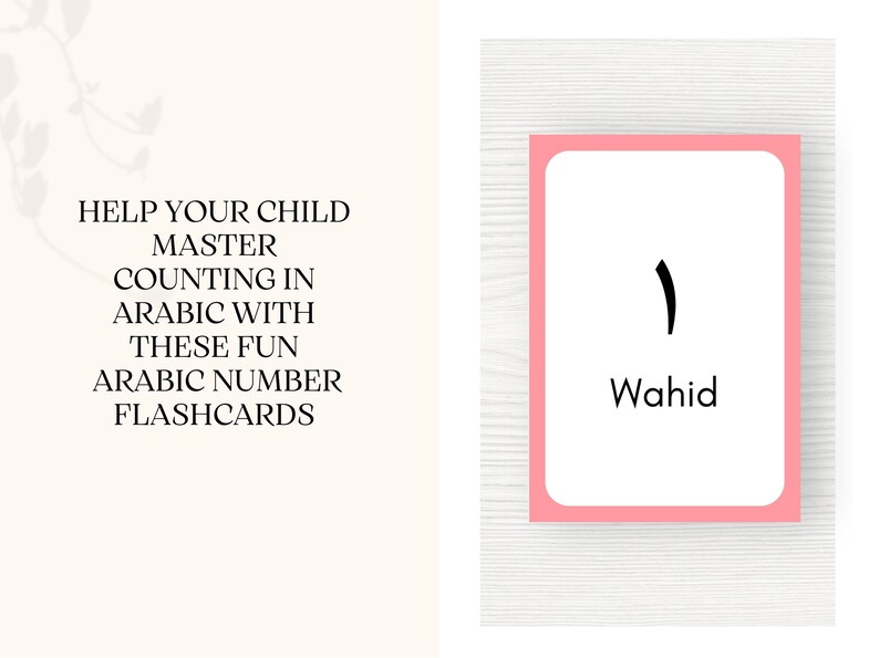 Arabic Number Flashcards, Arabic Numerals, Learn Arabic Numbers, Arabic ...