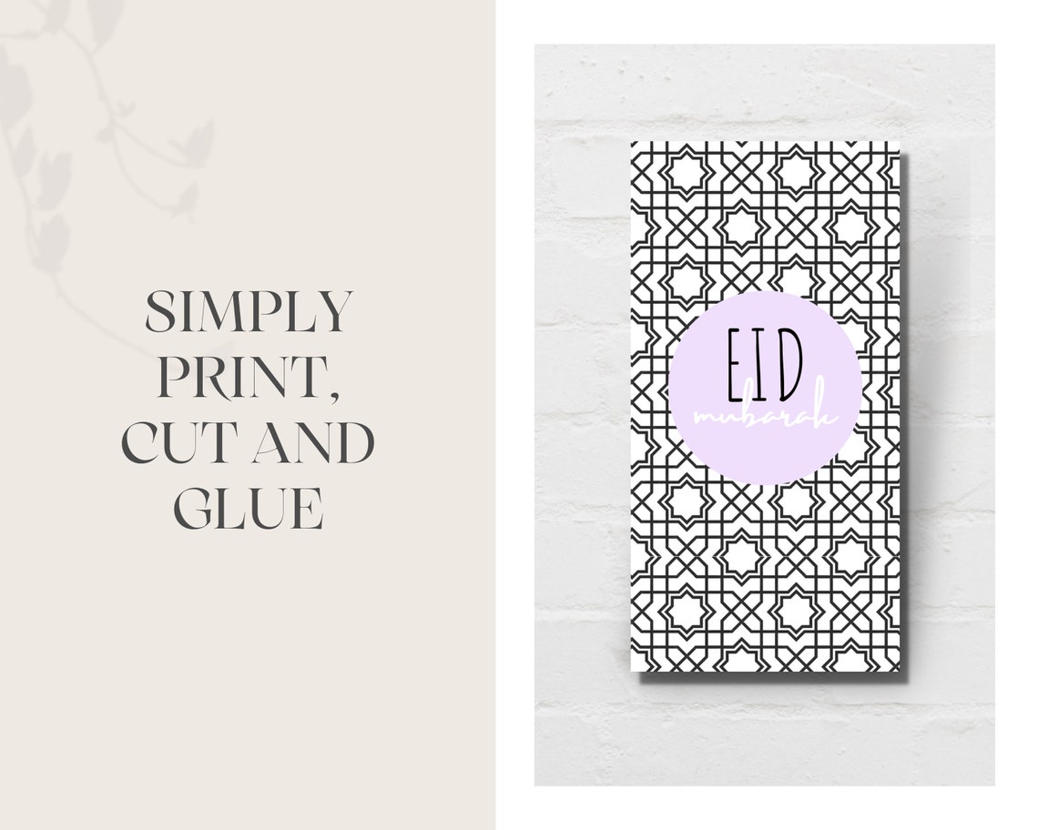Eid Envelopes Printable Eidi Envelopes Eid Money Envelopes - Etsy