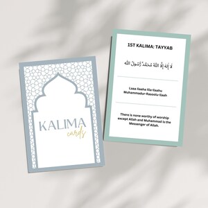 Kalima Flashcards, the Six Kalimas, Kalima of Islam, Kalima Flashcard ...