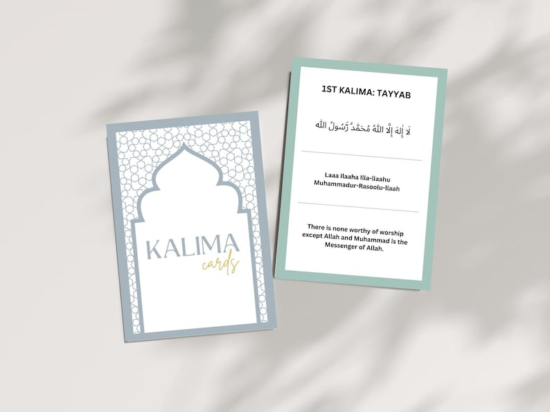 Kalima Flashcards, the Six Kalimas, Kalima of Islam, Kalima Flashcard ...