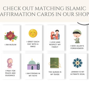 Islamic Affirmations Wall Art, Wall Art Printable, Muslim Affirmations ...