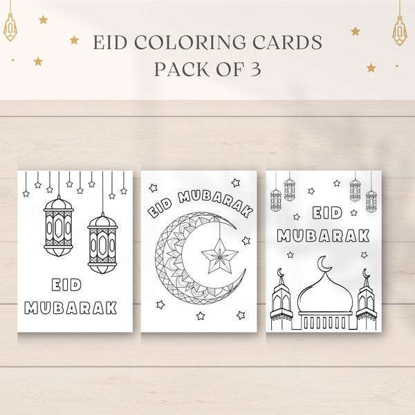 Mini Eid Cards - Etsy