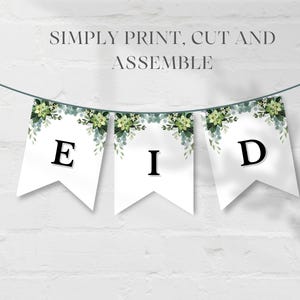 Eid Banner Printable, Eid Mubarak Banner, Eid Decoration, Eid ...