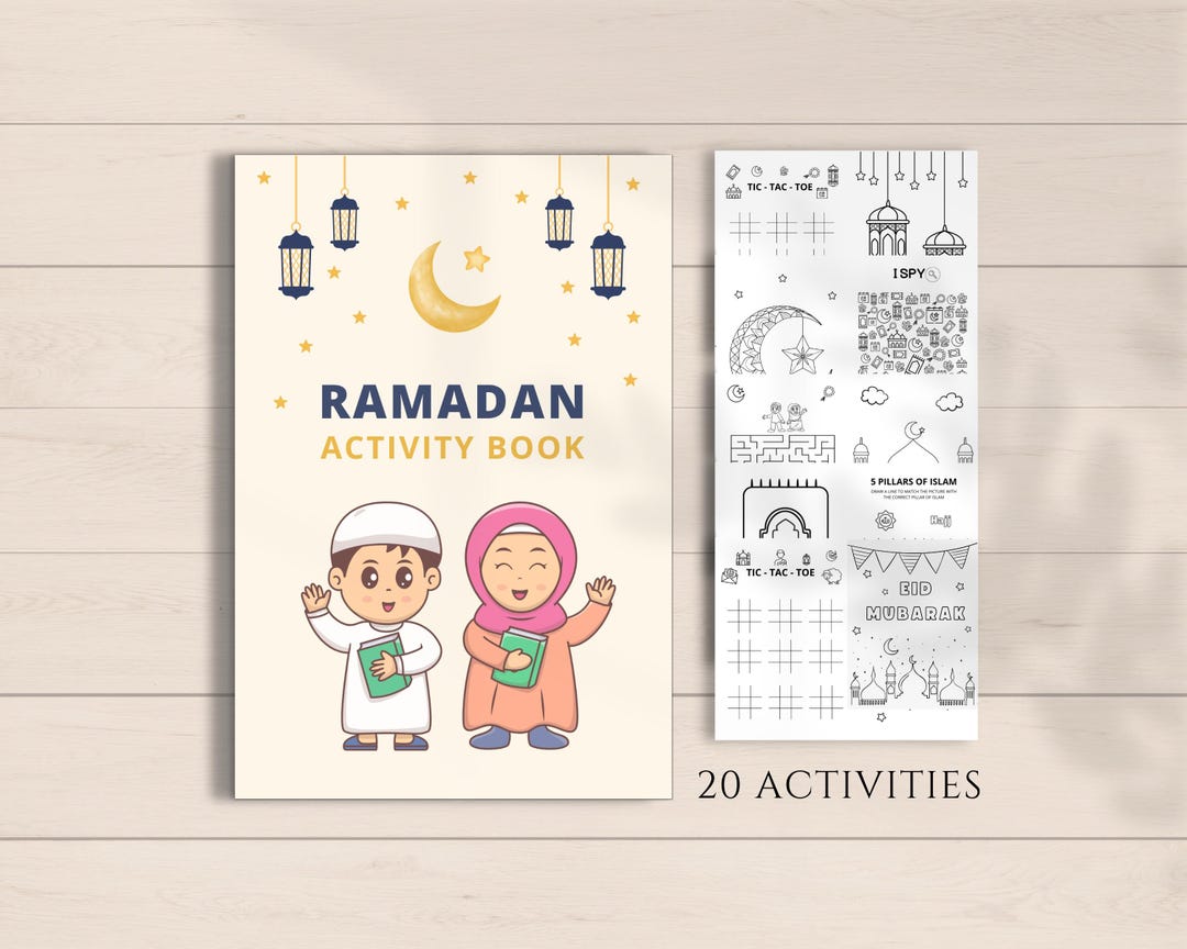 Ramadan Activity Book Printable, Eid Activity Book, Ramadan Printable ...