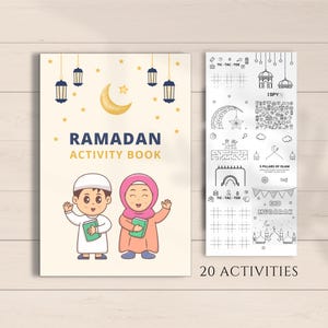 Ramadan Activity Book Printable, Eid Activity Book, Ramadan Printable ...