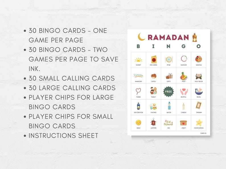 Ramadan Bingo, Ramadan Games, Muslim Kids, Printable Bingo, Ramadan ...