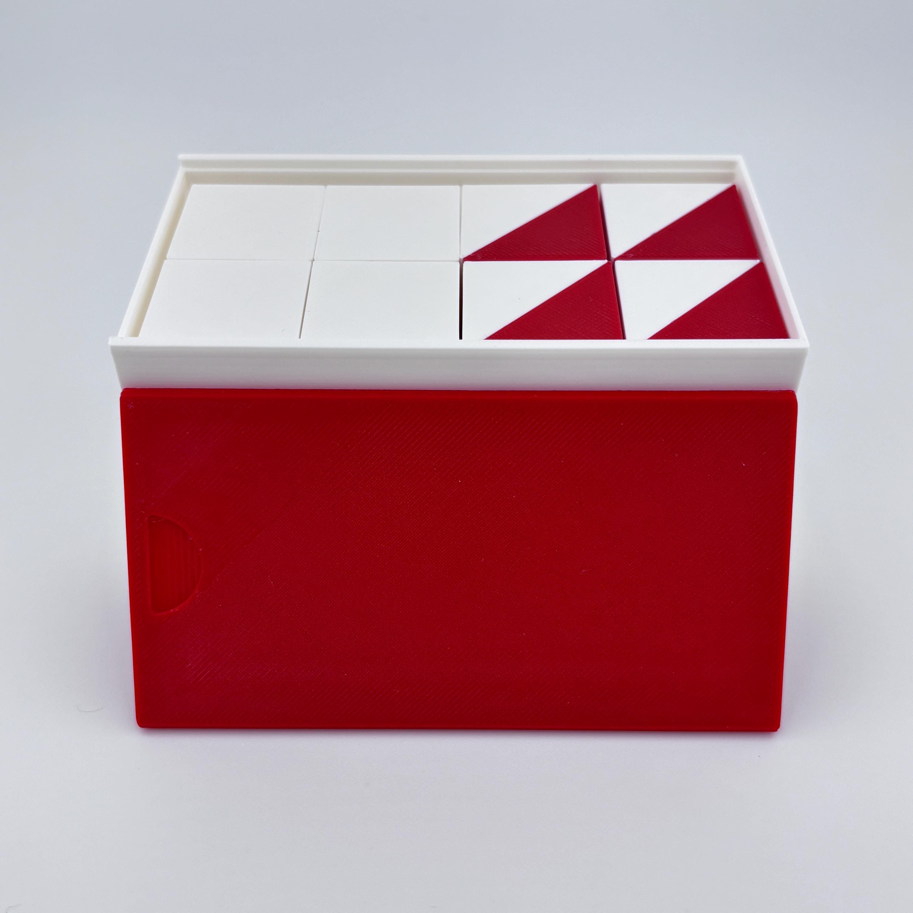 Kohs Cubes. 14 Red and White Blocks. Wechsler Kohs WAIS WISC WPPSI ...