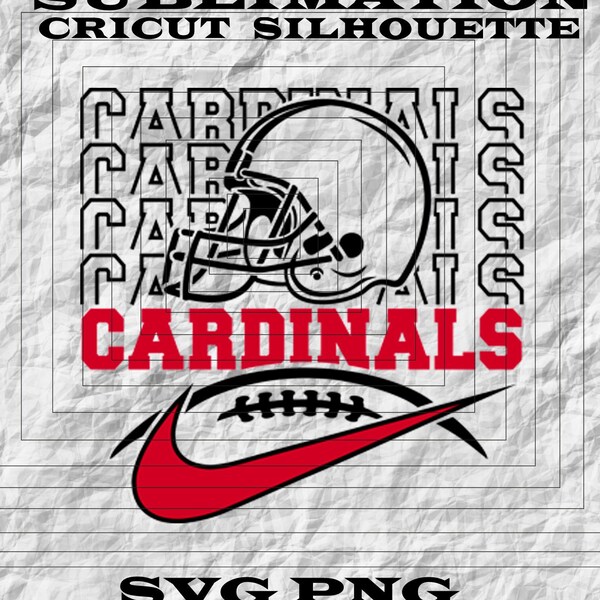 Cardinals Football Svg - Etsy