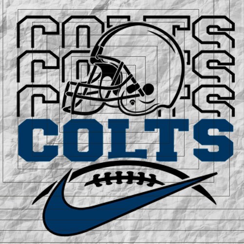 Colts Nation Svg Colts Football Retro Png Dxf Svg Files - Etsy