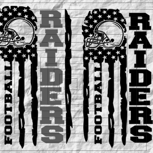 Raiders Svg Football Svg Png Dxf Svg Files for Cricut - Etsy