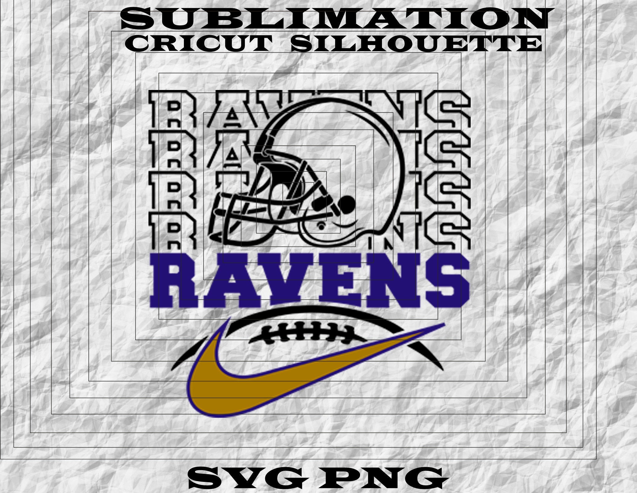 Ravens Football Svg - Etsy