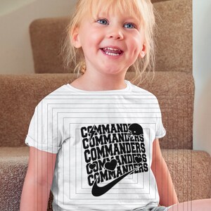 Commanders Football Svg - Etsy