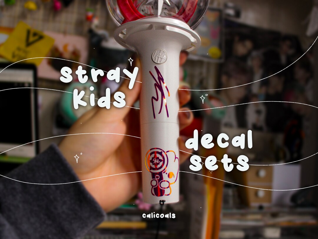 Fanmade Stray Kids Signature and Skzoo Lightstick Decal Sets - Etsy Ireland