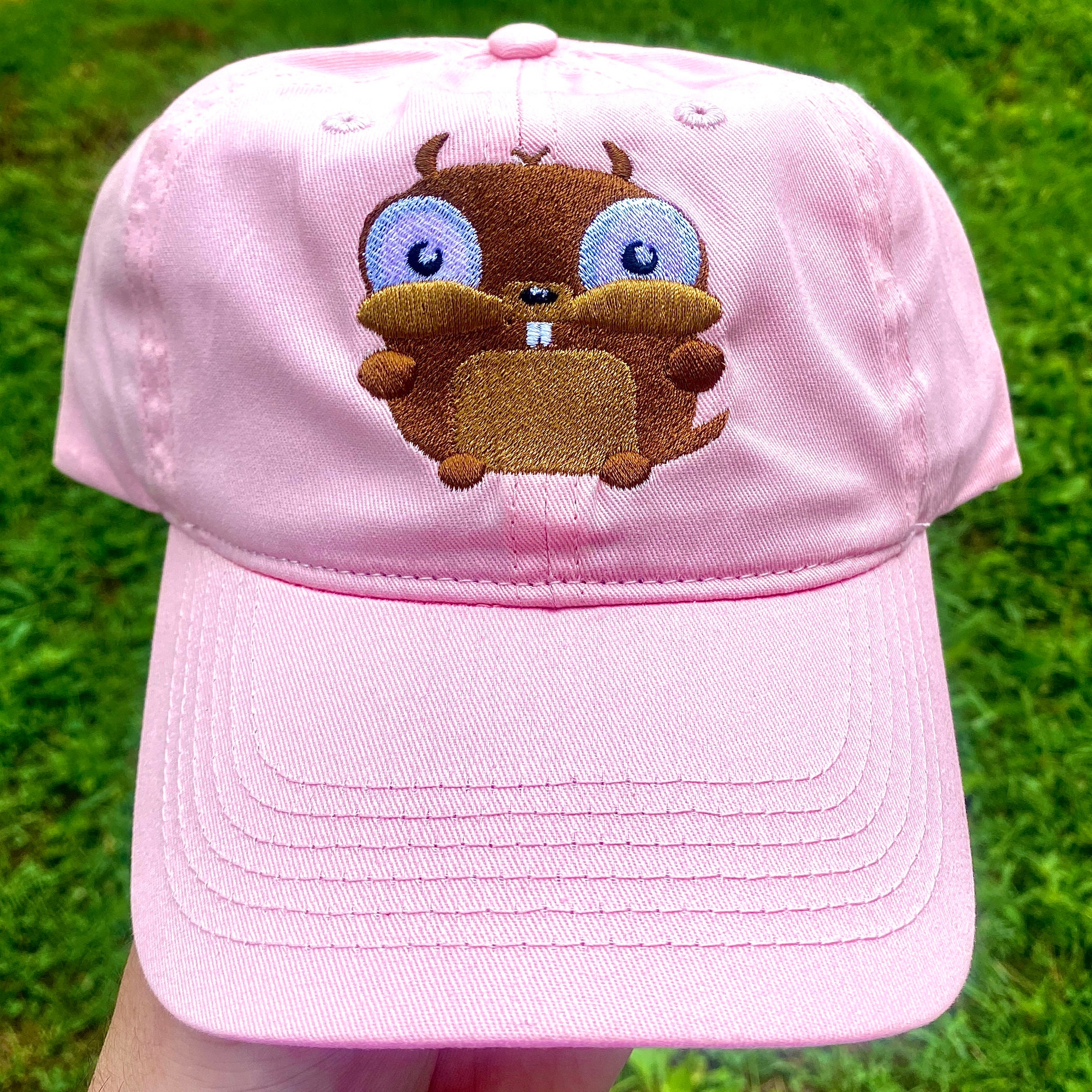 Embroidered Cute Gopher Hat Dad Hat Adjustable Hats for Girls and Women ...