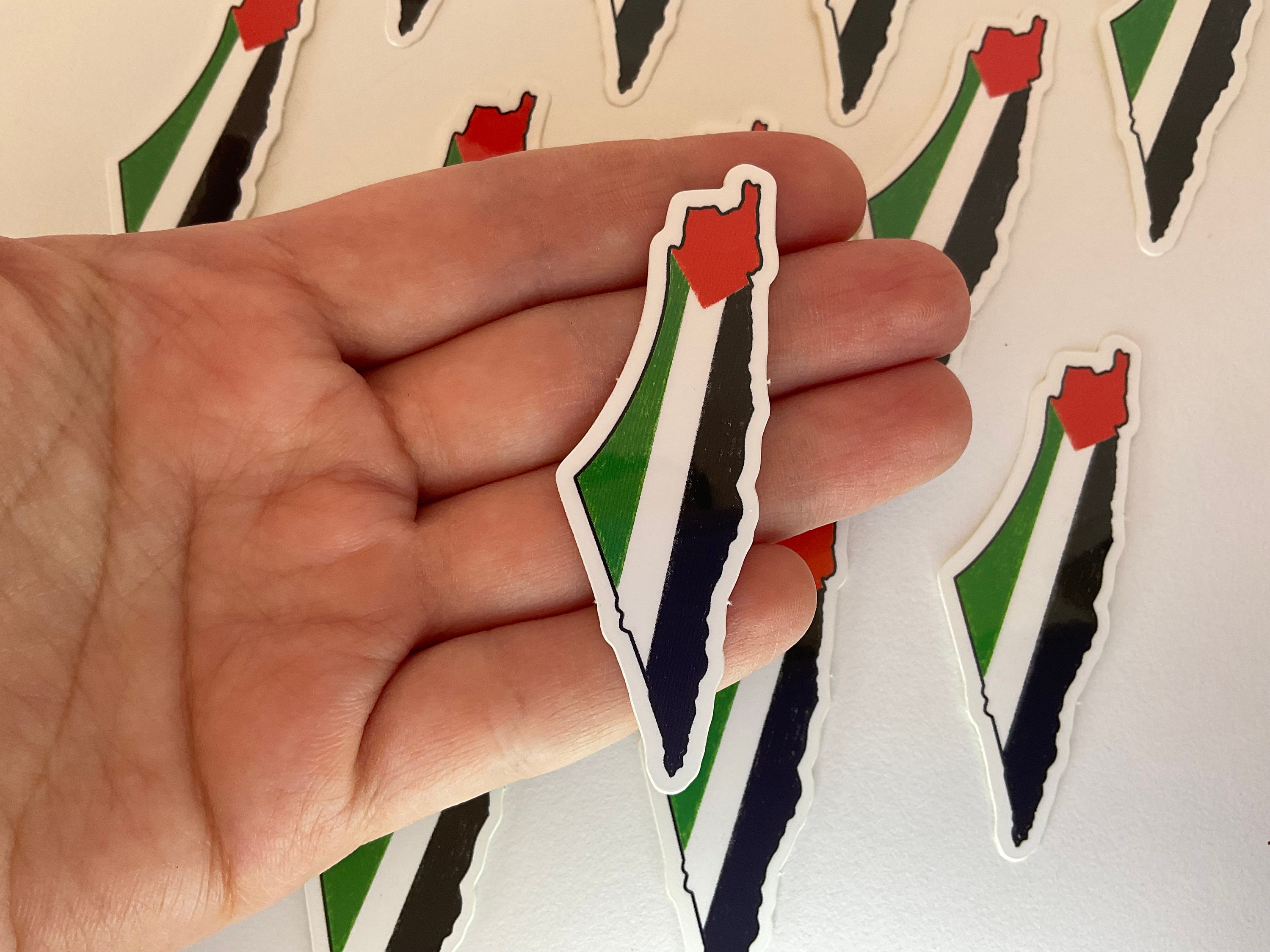 Free Palestine Flag Map Gaza Sticker Stationary Statement - Etsy