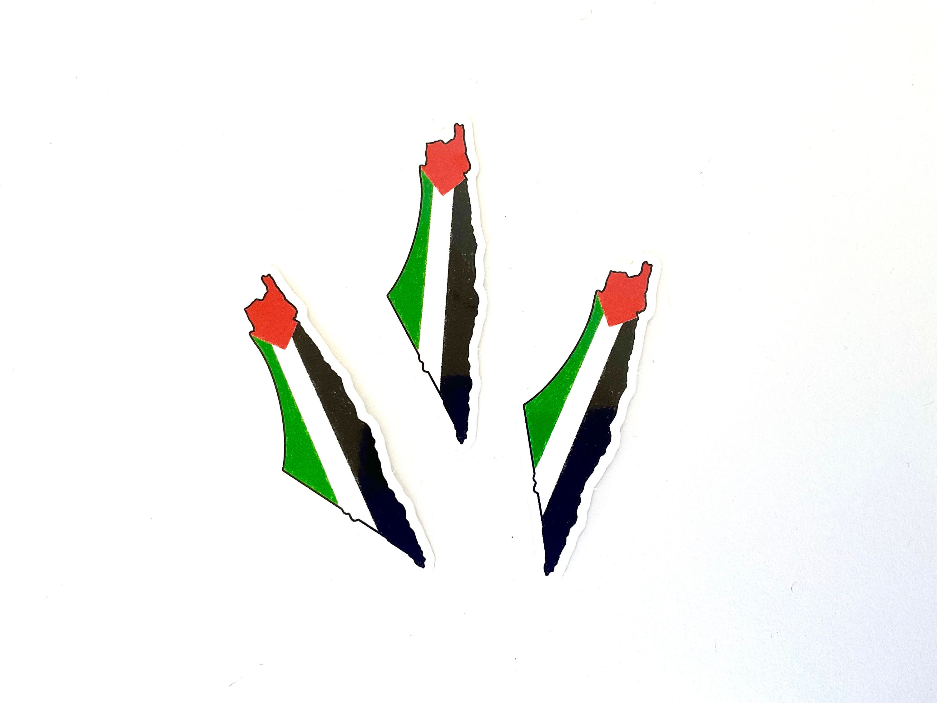 Free Palestine Flag Map Gaza Sticker Stationary Statement - Etsy Ireland