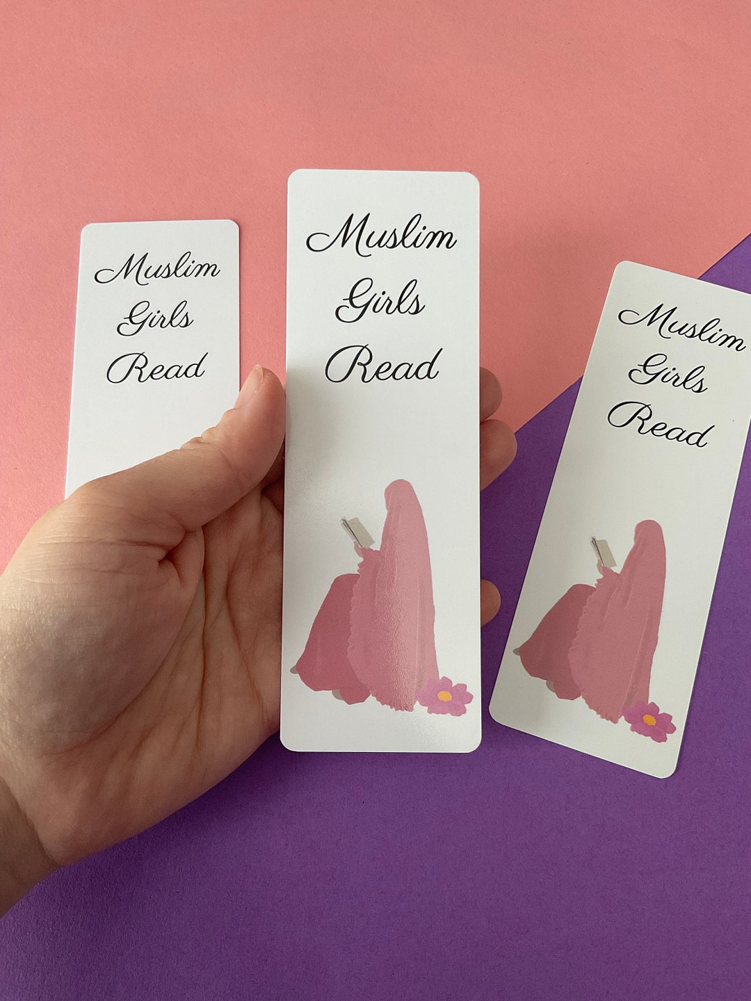 Muslim Girls Read Bookmark Hijabi Muslimah Islam Quran Booklover ...