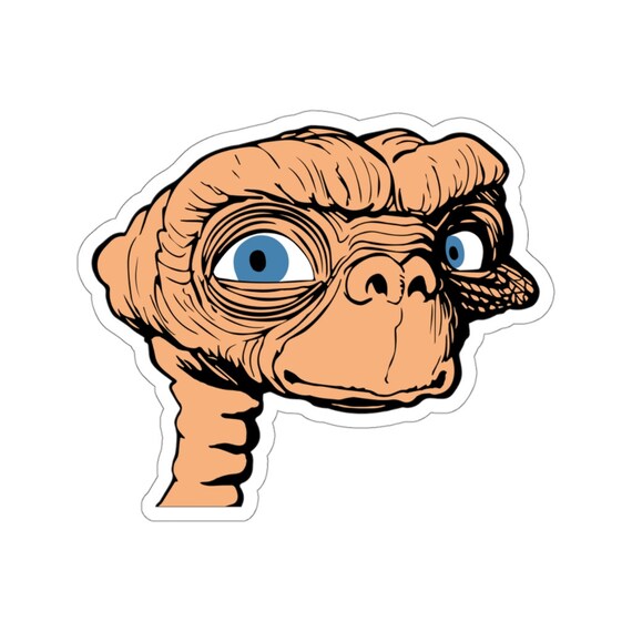 E.T. Sticker Extra-terrestrial 1982 Movie - Etsy