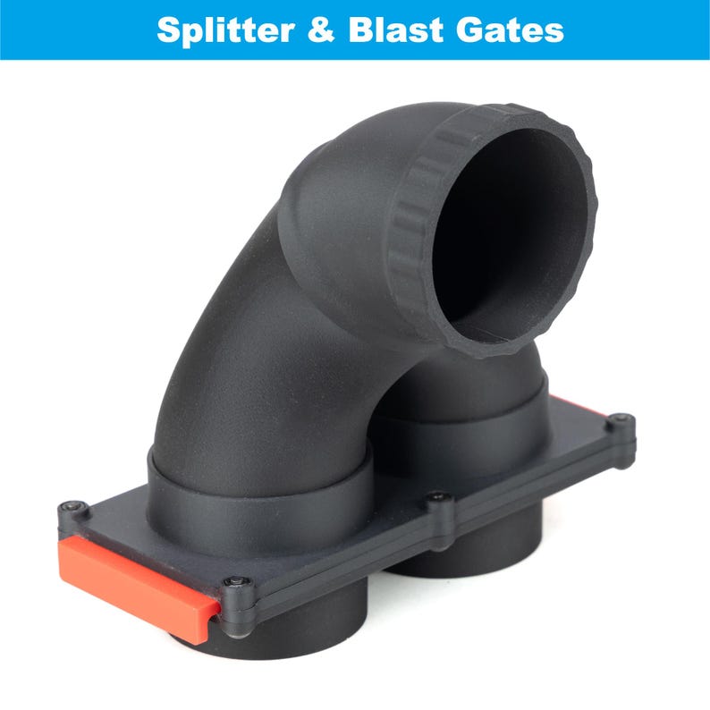 Mini Splitter and Blast Gates for Xtool Desktop Purifier, F1, F2, M1 ...