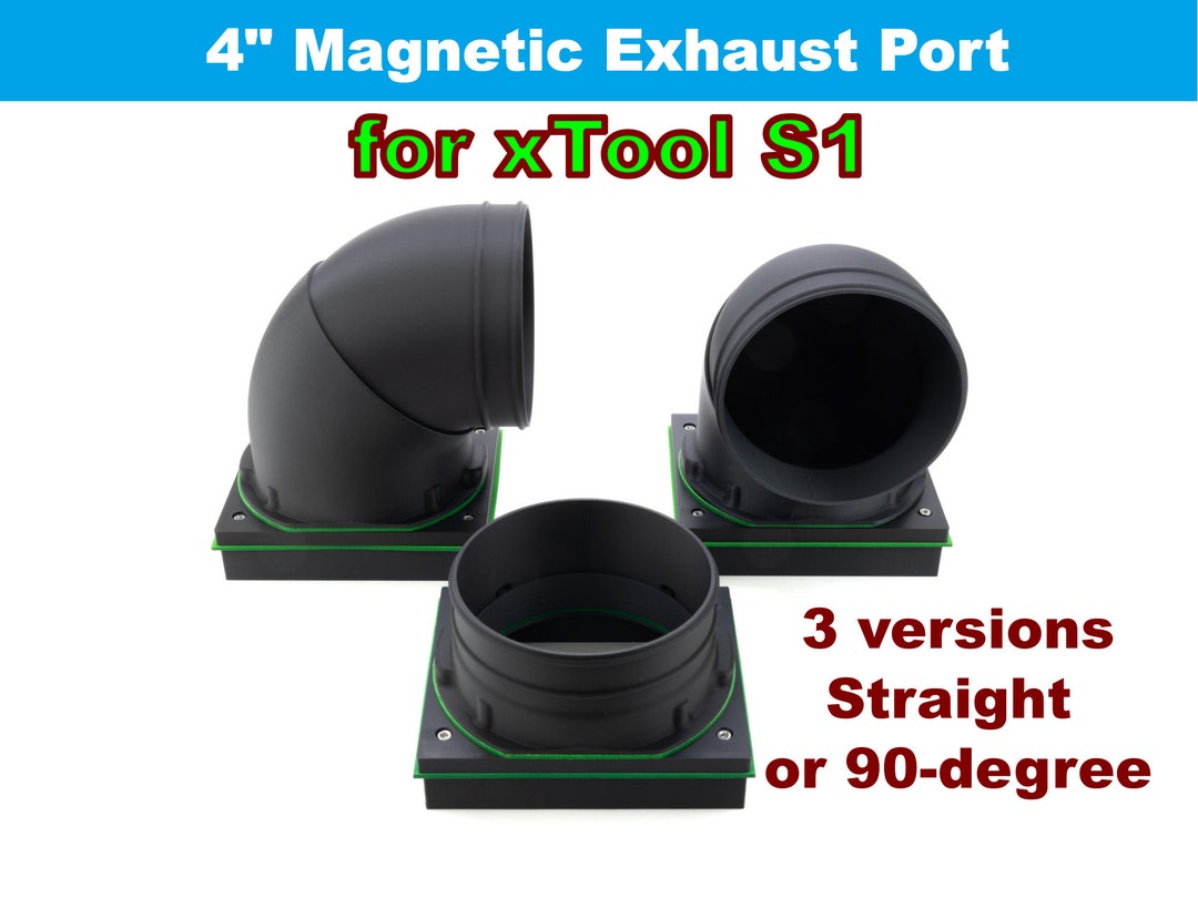 S1 Magnetic Exhaust Port for Xtool S1 Laser Engraver; Multiple Styles ...
