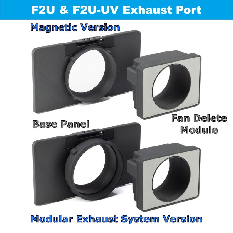 F2U Exhaust Port for Xtool F2 Ultra and F2 Ultra UV; Multiple Sizes and ...