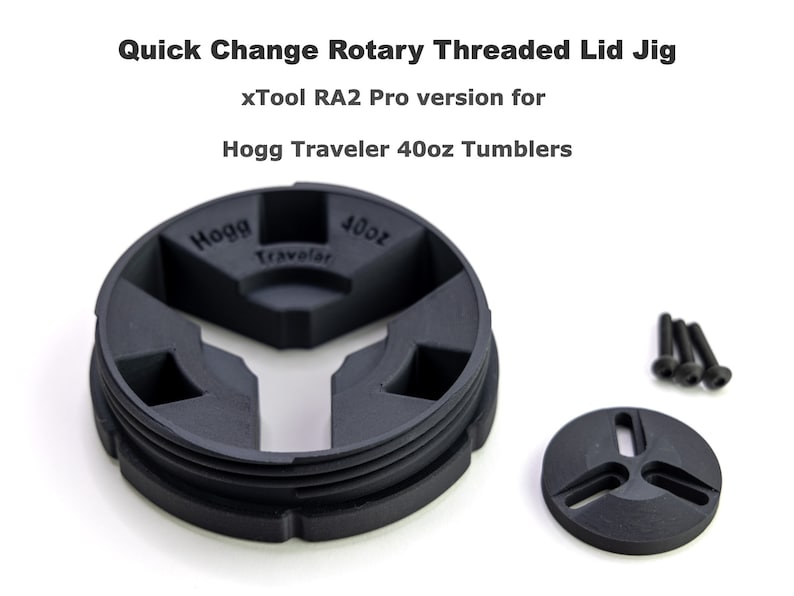 Threaded Lid Jig for Hogg Tumblers for Laser Rotary; Quick Change - Etsy