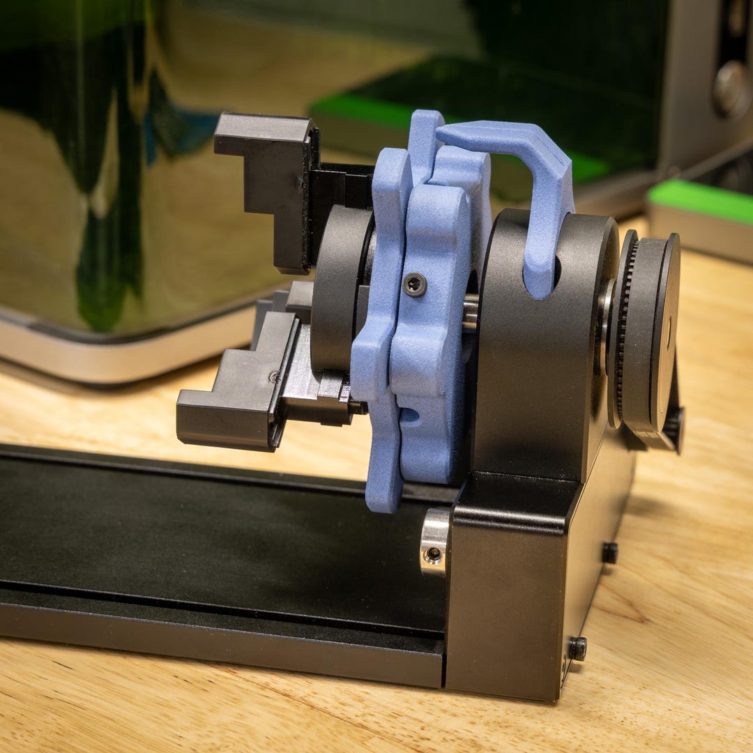 Tool-free Chuck Wheel Set for Xtool RA2 Pro Rotary; Includes Top Center ...