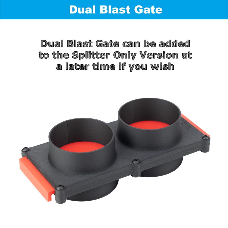 Mini Splitter and Blast Gates for Xtool Desktop Purifier, F1, F2, M1 ...