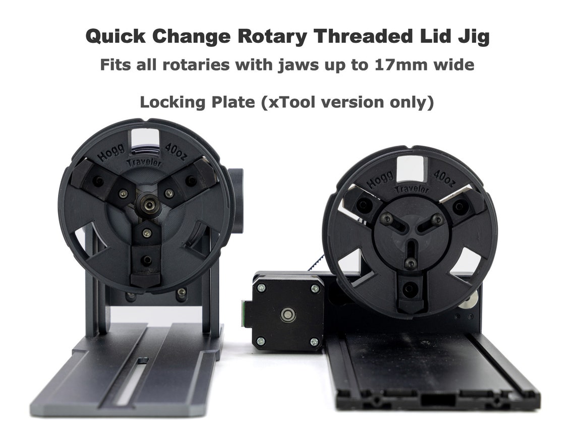 Threaded Lid Jig for Hogg Tumblers for Laser Rotary; Quick Change - Etsy