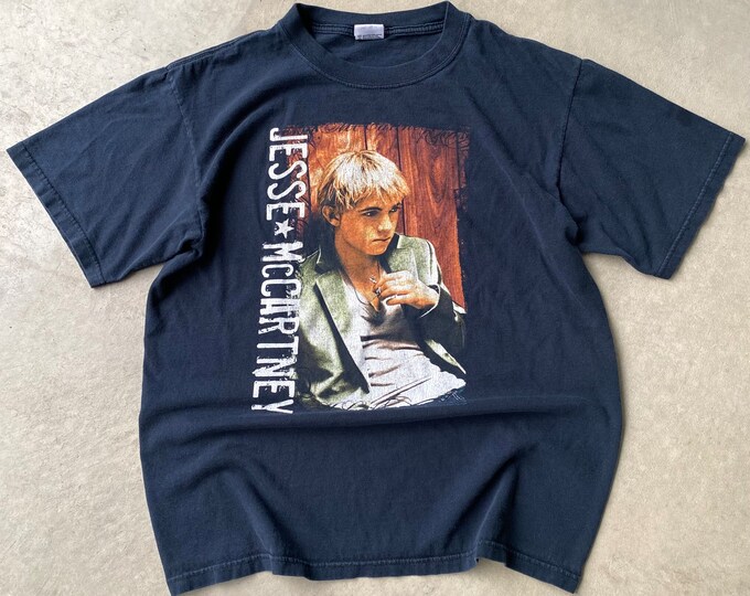 Vintage Jesse Mccartney Beautiful Soul Tour Music Tee Shirt Size Medium ...