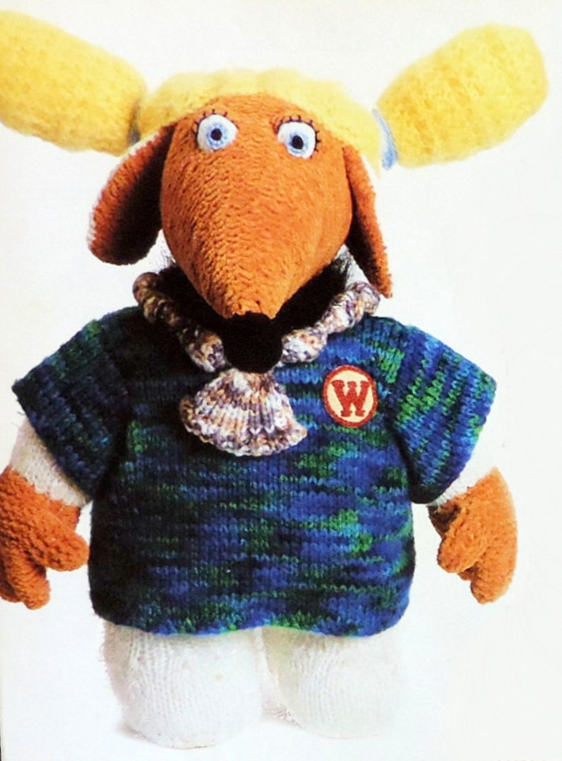 ALAN DART Toy Knitting Pattern the Wombles Alderney Womble - Etsy