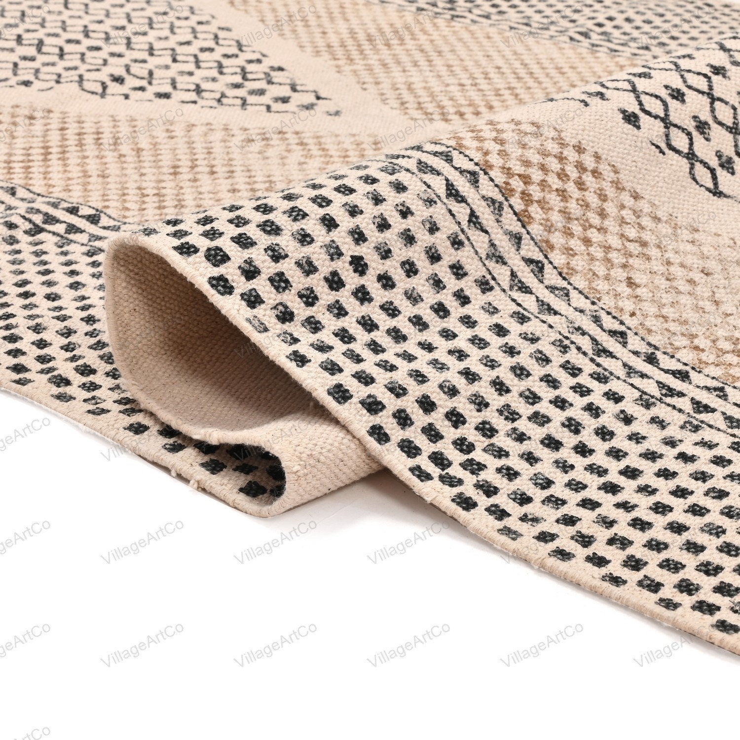 Cotton Runner Rugs, Machine Washable Rugs, Indoor Outdoor Rugs, Hand ...