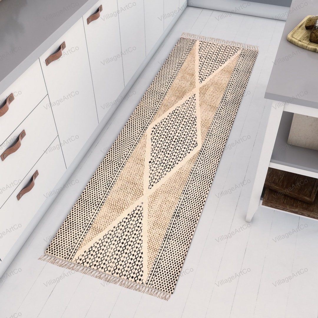 Cotton Runner Rugs, Machine Washable Rugs, Indoor Outdoor Rugs, Hand ...