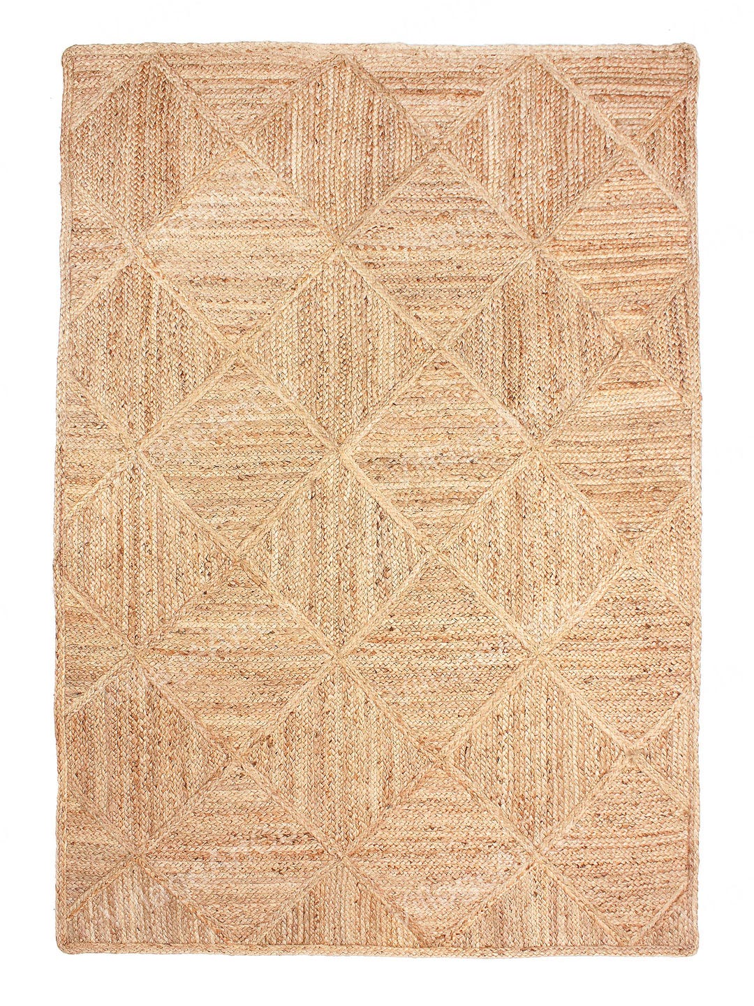 Natural Jute Rug Tiles Pattern Rug Seagrass Carpet Braided Rug ...