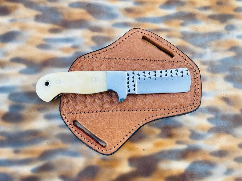 Custom Handmade Rasp Steel Cowboy Bull Cutter Knife - Etsy