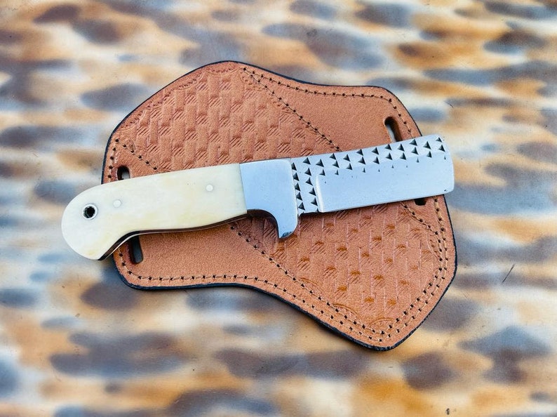 Custom Handmade Rasp Steel Cowboy Bull Cutter Knife - Etsy