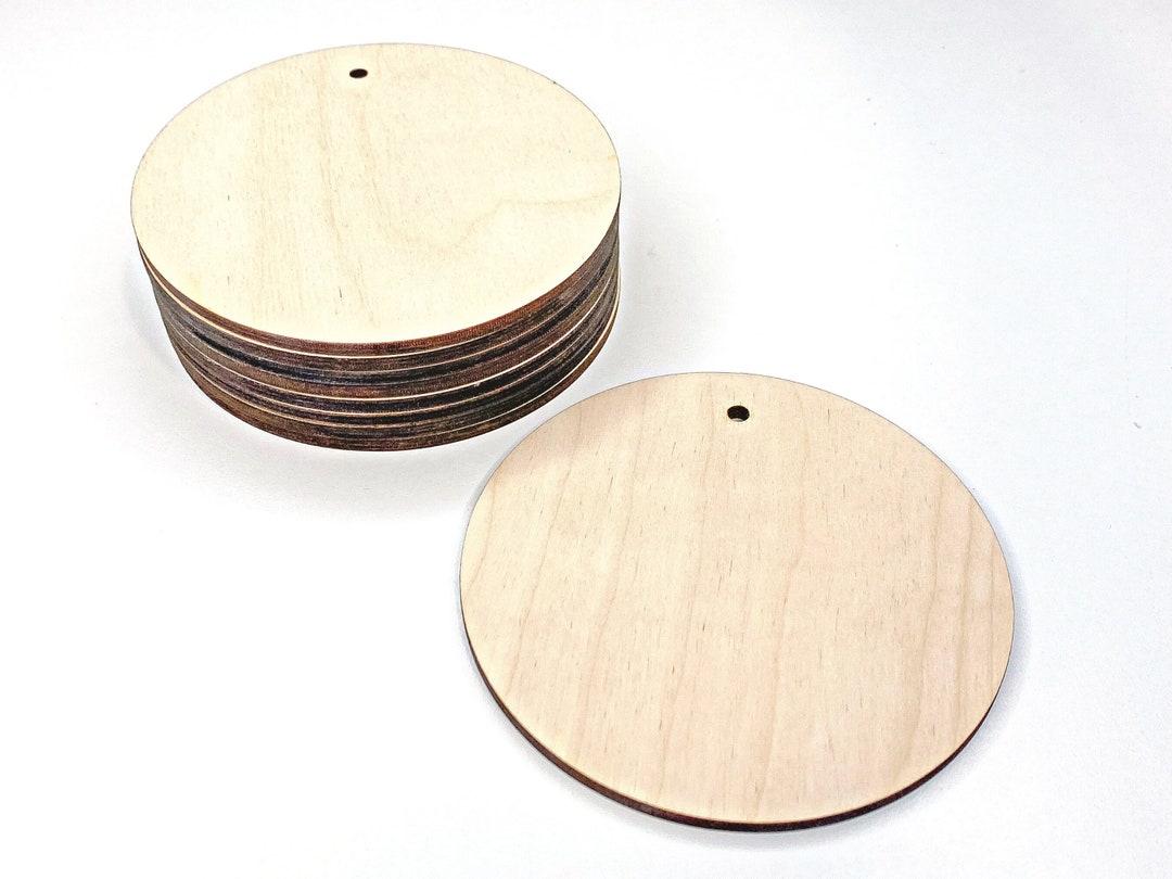 Wood Disc Craft Blanks, Plywood Shapes, Arts and Craft Project ...