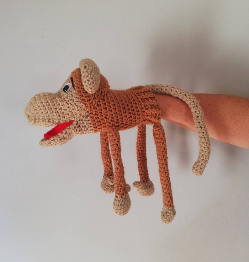 Crochet Monkey Hand Puppet Pattern: Amigurumi DIY (digital Download) - Etsy