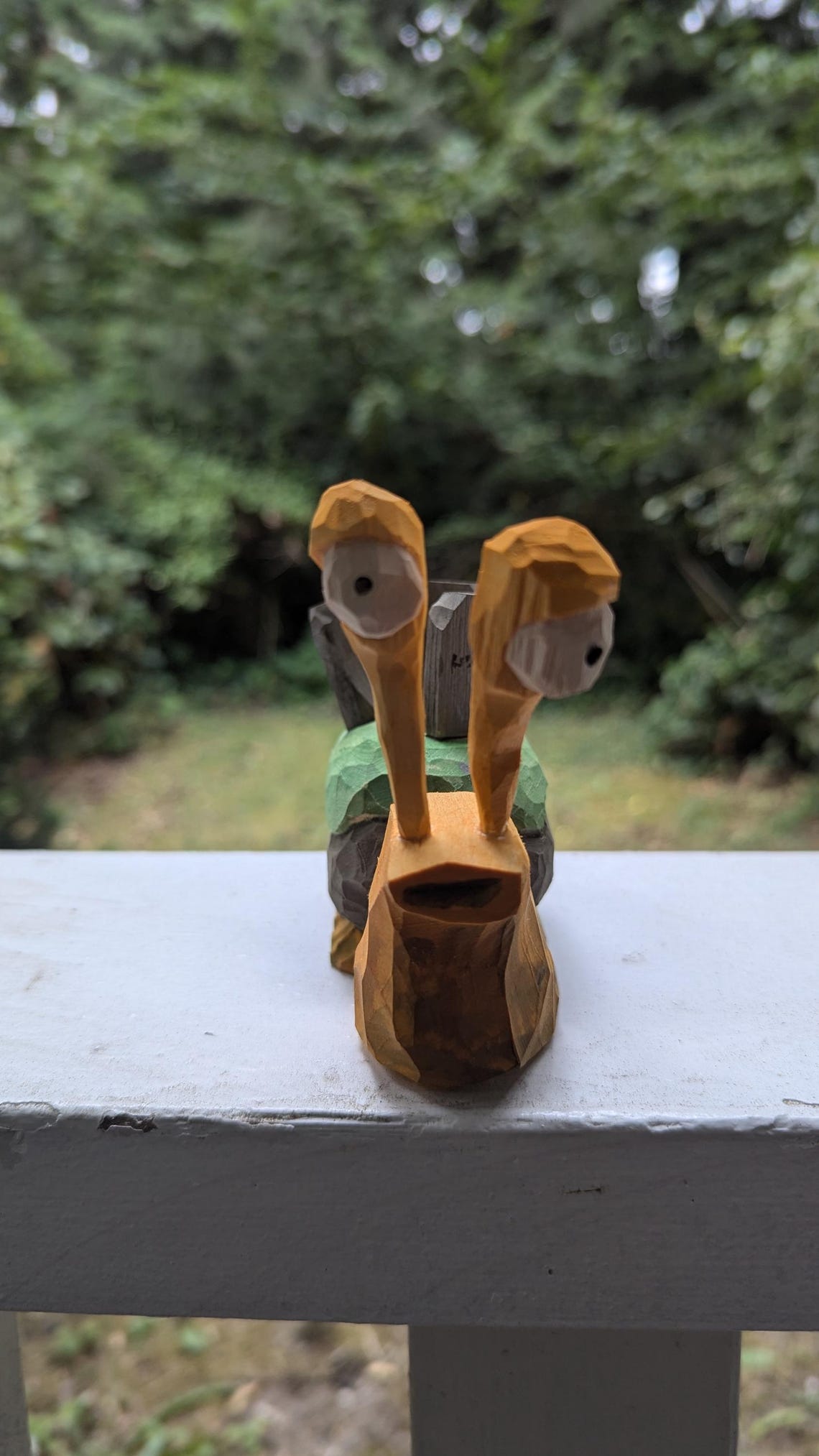 Hand Carved RIP Spooky Snail - Etsy