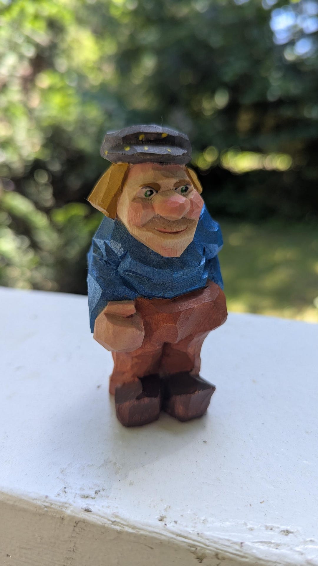 Hand Whittled Little People Man - Etsy