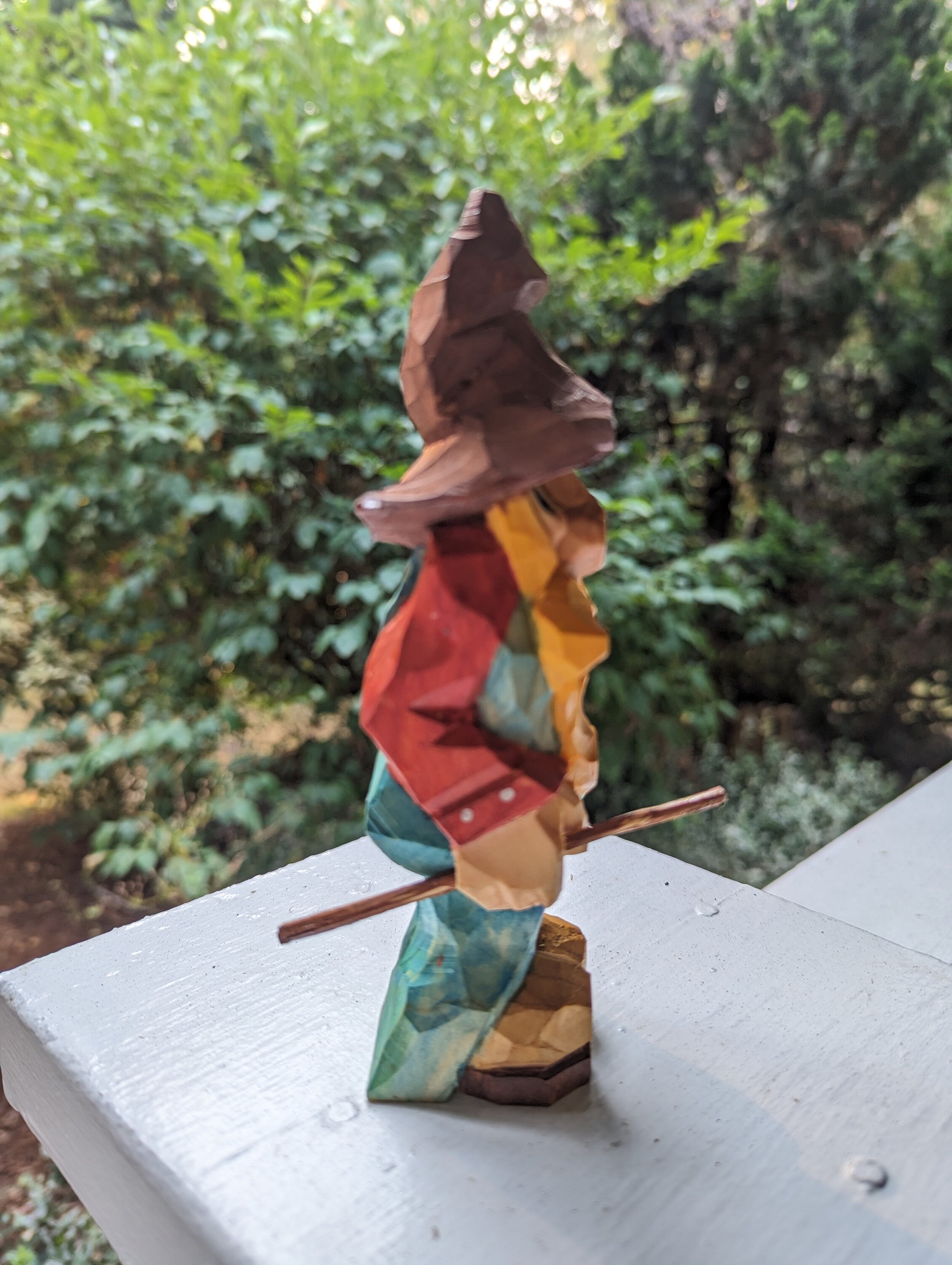 Hand Whittled Skewed Country Old Man - Etsy