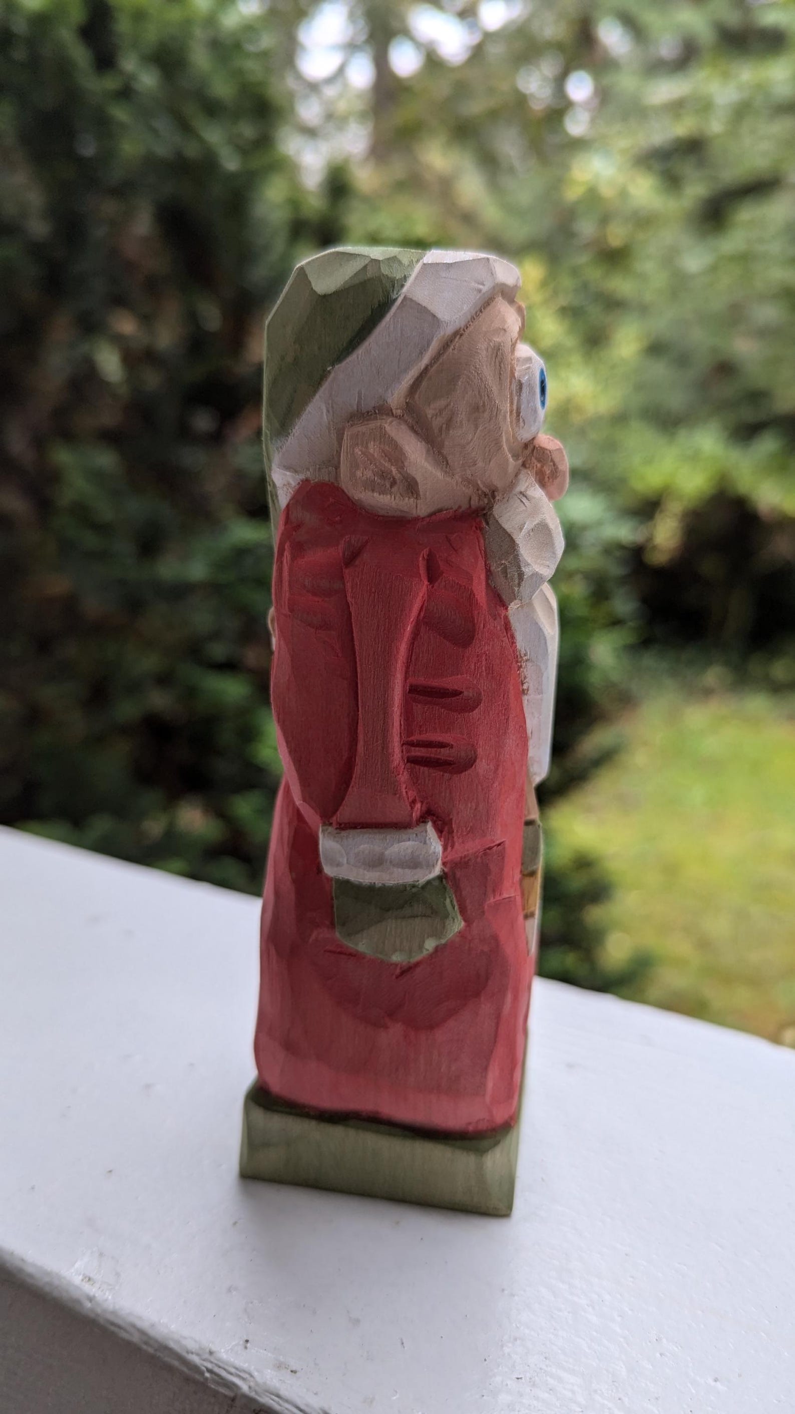 Hand Whittled Oops Bug-eyed Santa Claus - Etsy