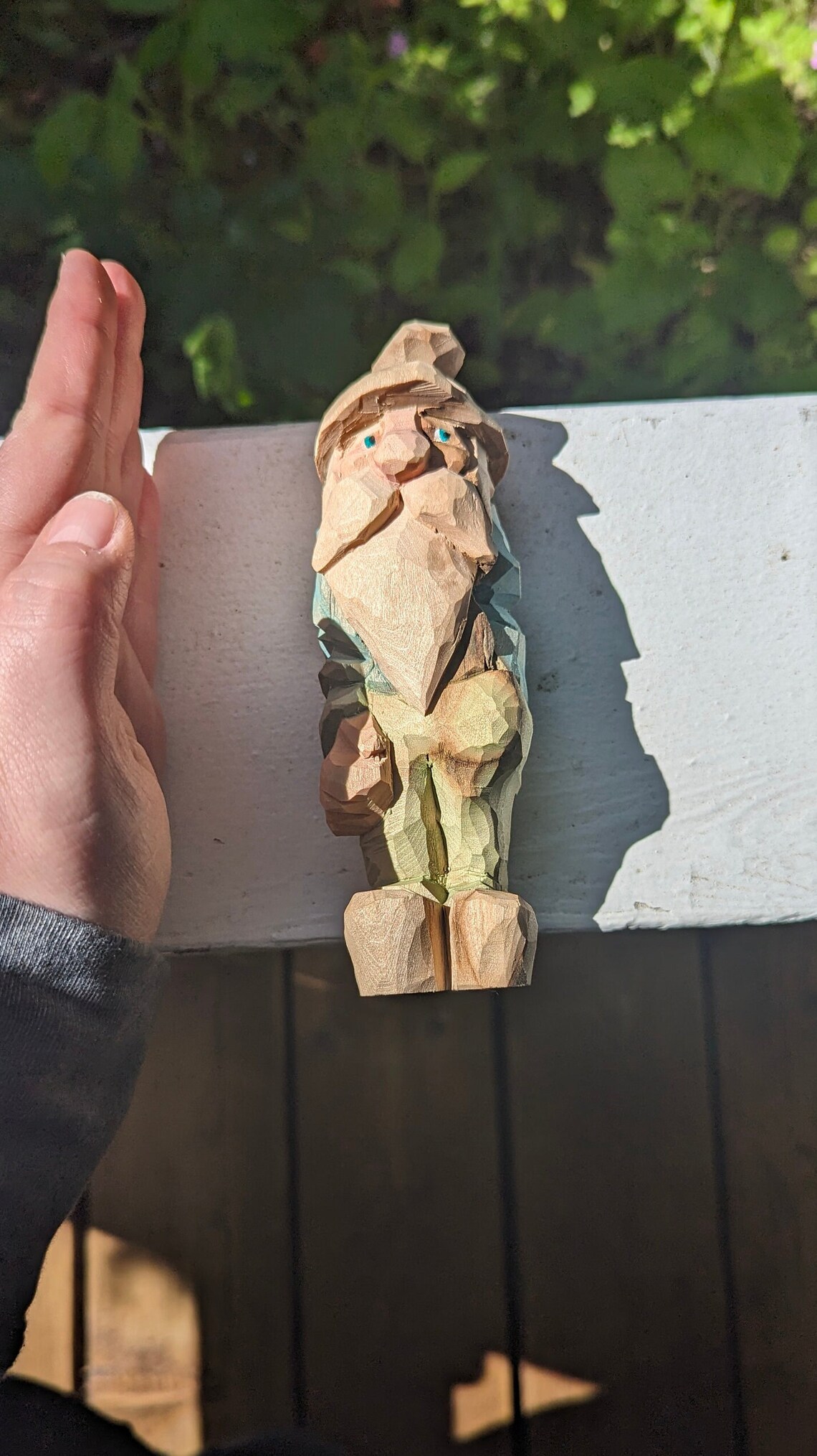 Hand Whittled Country Old Man Gnome - Etsy
