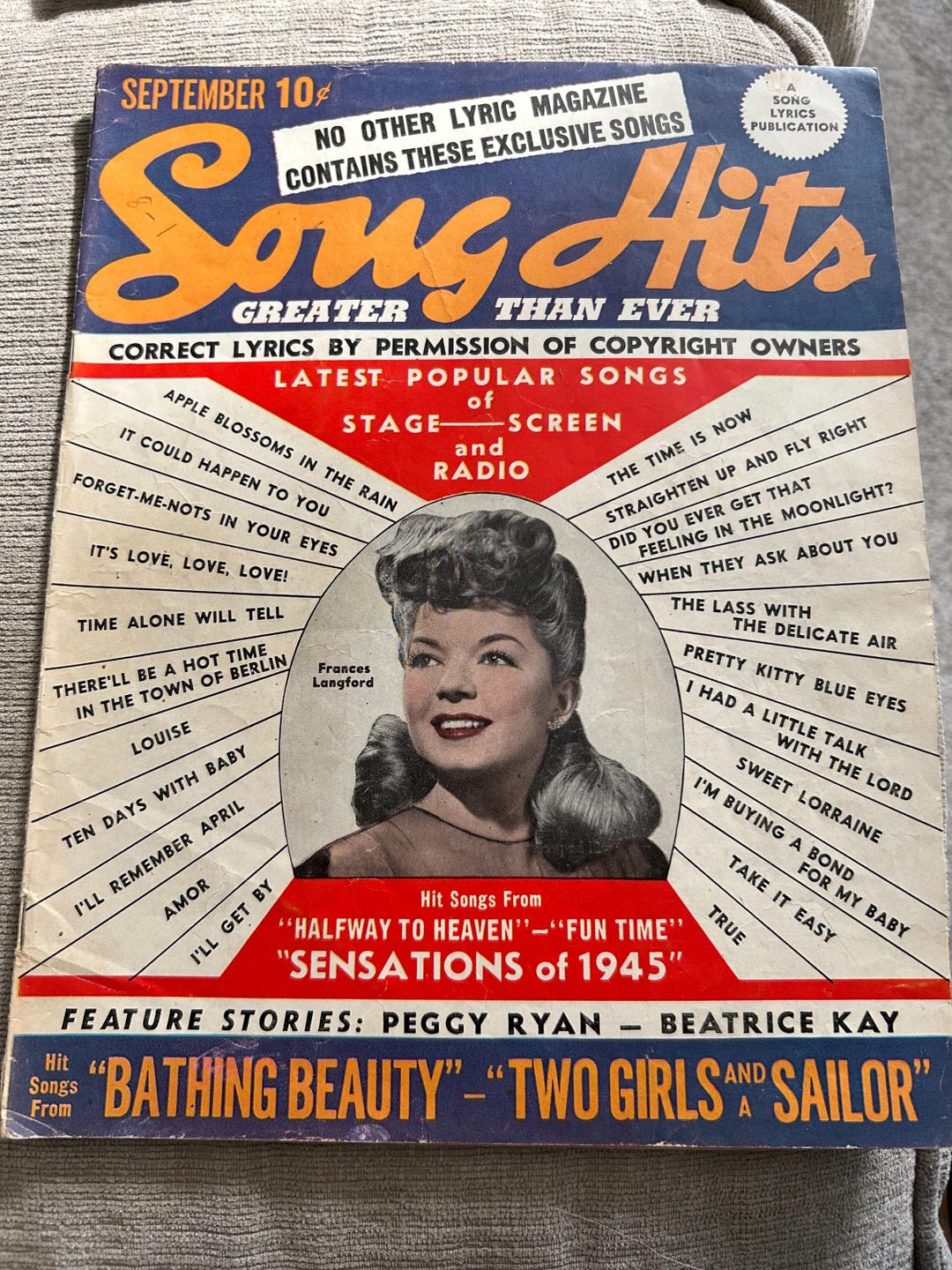 Song Hits Magazines March 1953, Sept 1944, Oct 1949. and Hit Parader ...