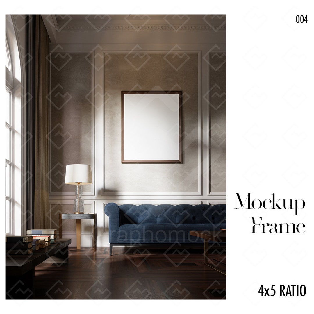 M-004 4x5 Frame. Mockup Artwork, Mockup Image, Digital Mockup Art ...