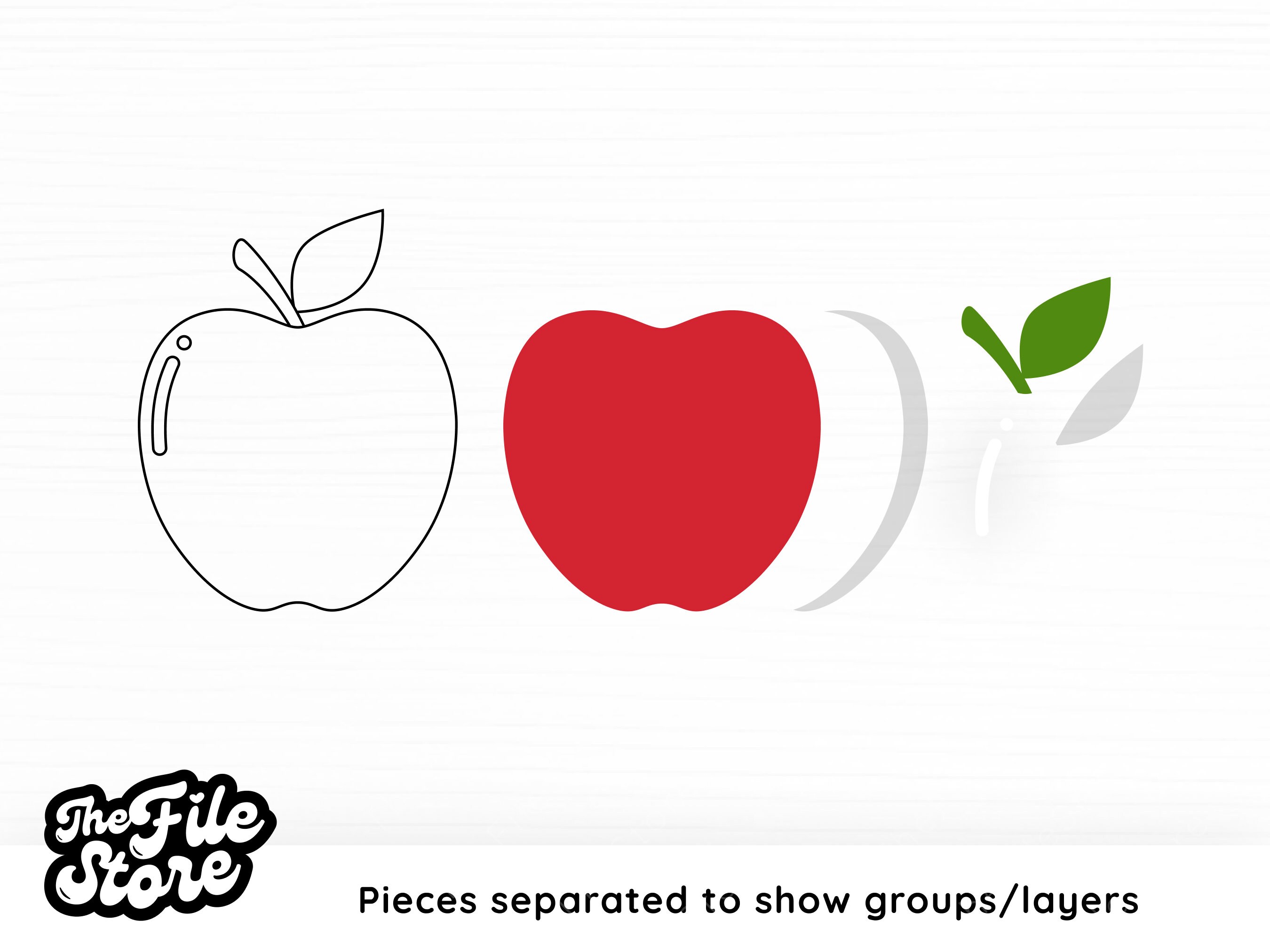 Apple, Red Apple Svg, Fruit Svg, Svg, Png, Jpg, Svg Files for Cricut ...